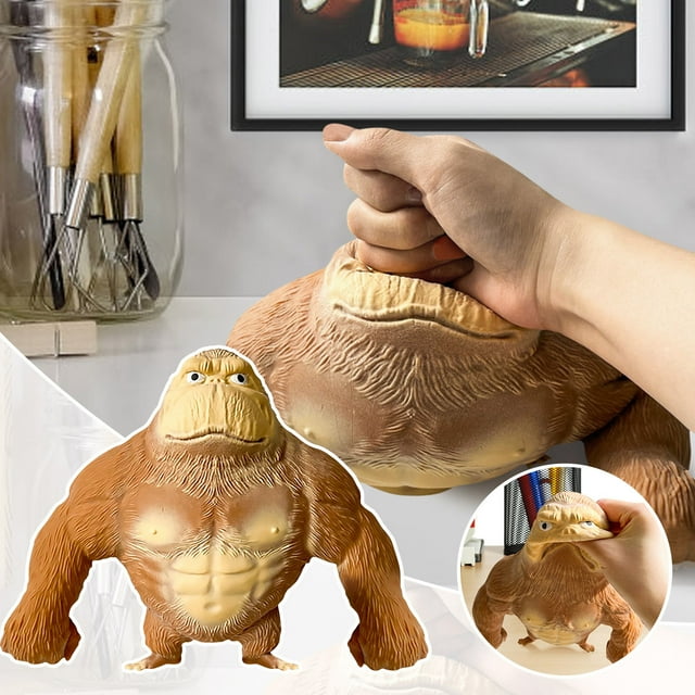 EKOUSN Monkey Stress Relief Toy, Soft Monkey Toy, Monkey Toy, Stretch ...