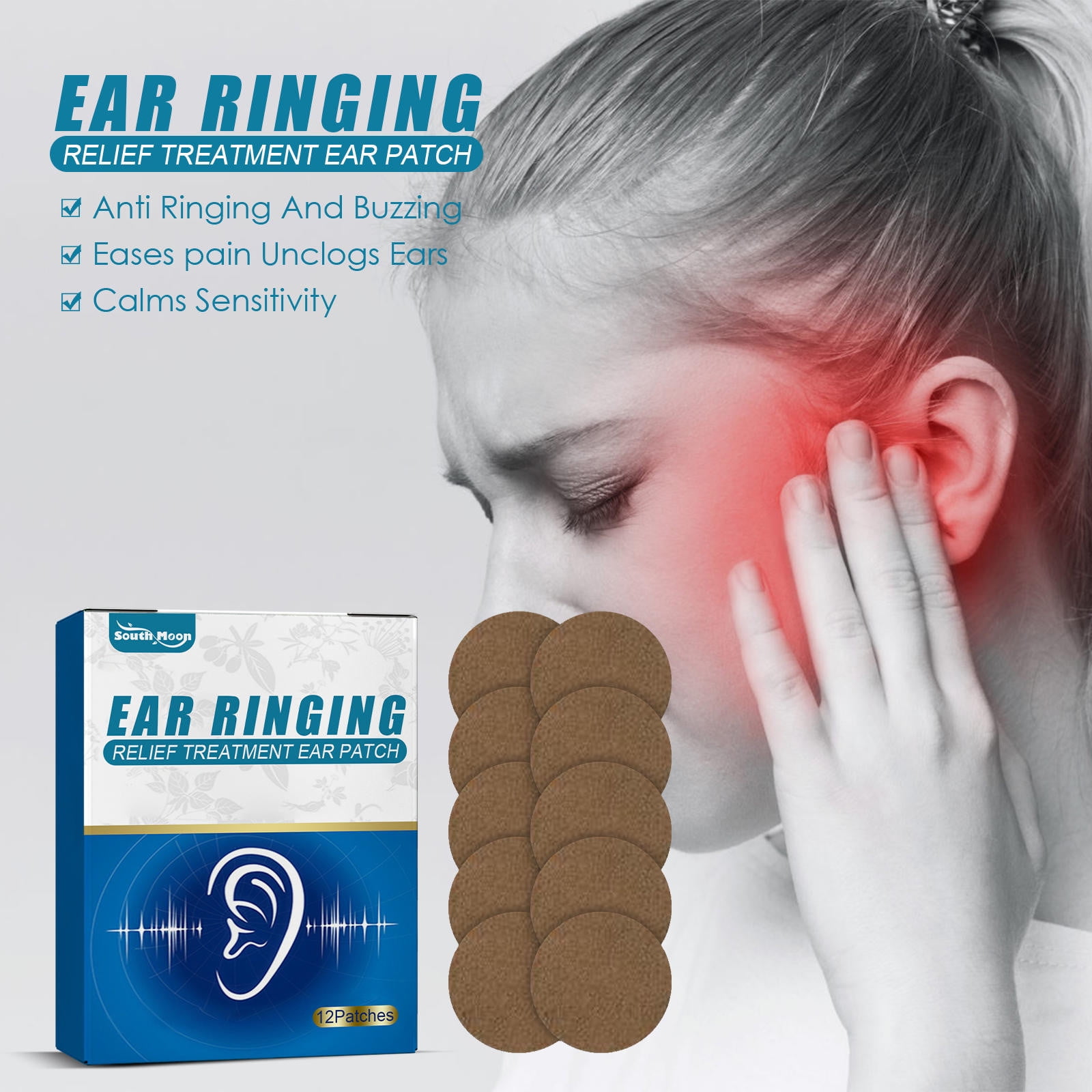 Ekousn Tinnitus Treatment Tinnitus Ear Patch Tinnitus Patch Ear