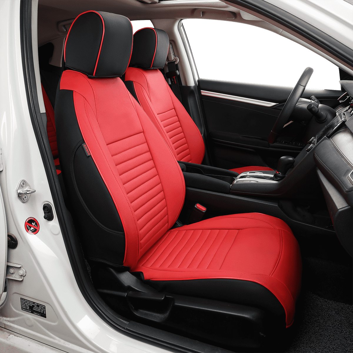 EKR Leatherette Car Seat Covers for 2022-2024 Honda Civic Hatchback EX ...