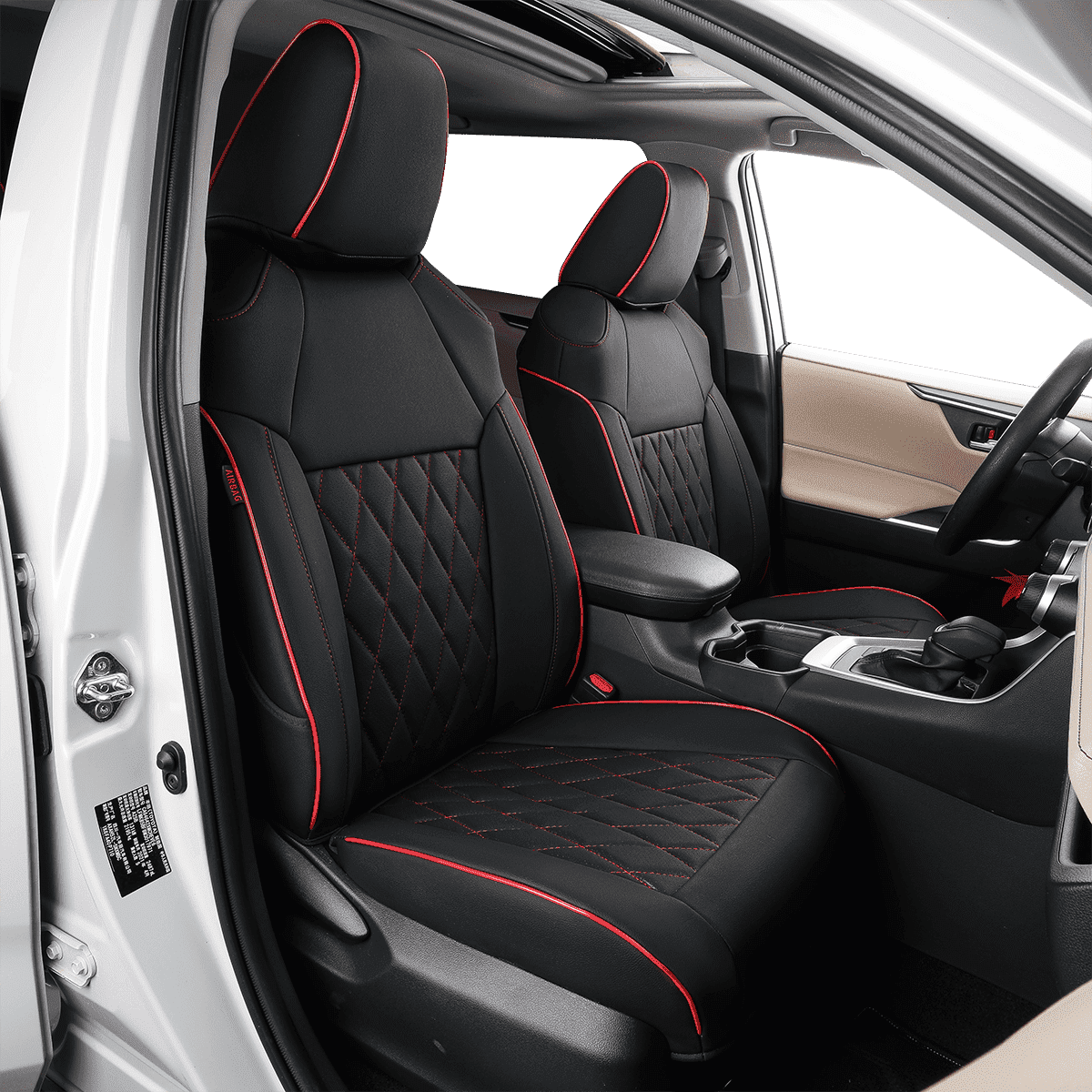 EKR Custom-Fit Corolla Car Seat Covers for Toyota Corolla 2020-2026 SE ...