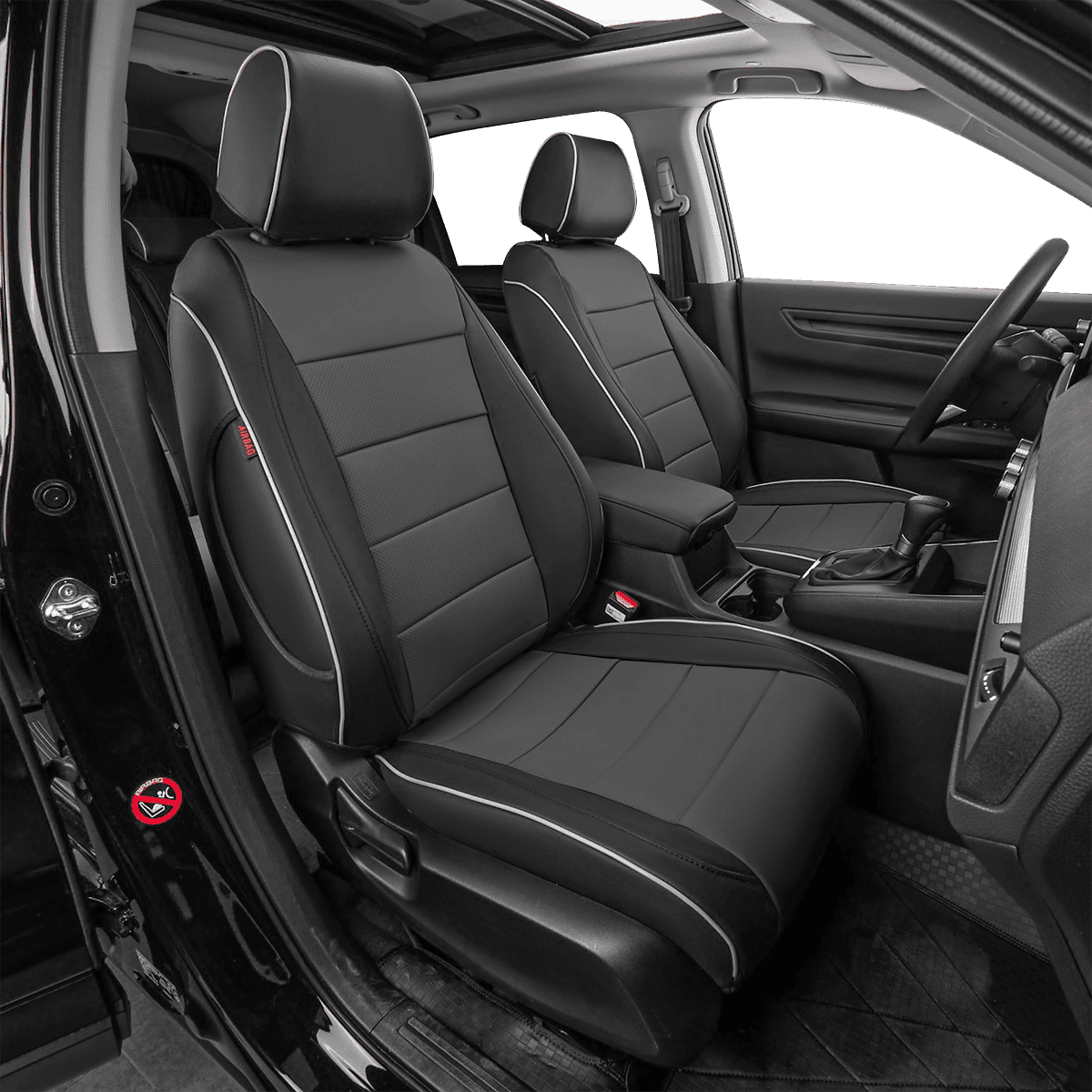 EKR Custom Fit HRV Car Seat Covers for 2016 2017 2018 Honda HRV EX, EX ...