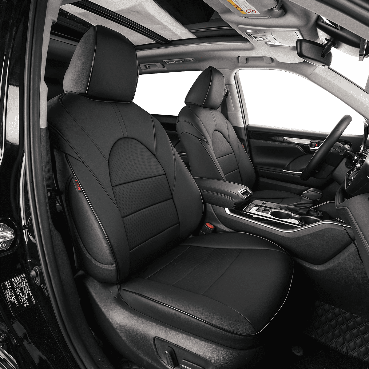 EKR Custom Fit Highlander Car Seat Covers for Toyota Highlander ...