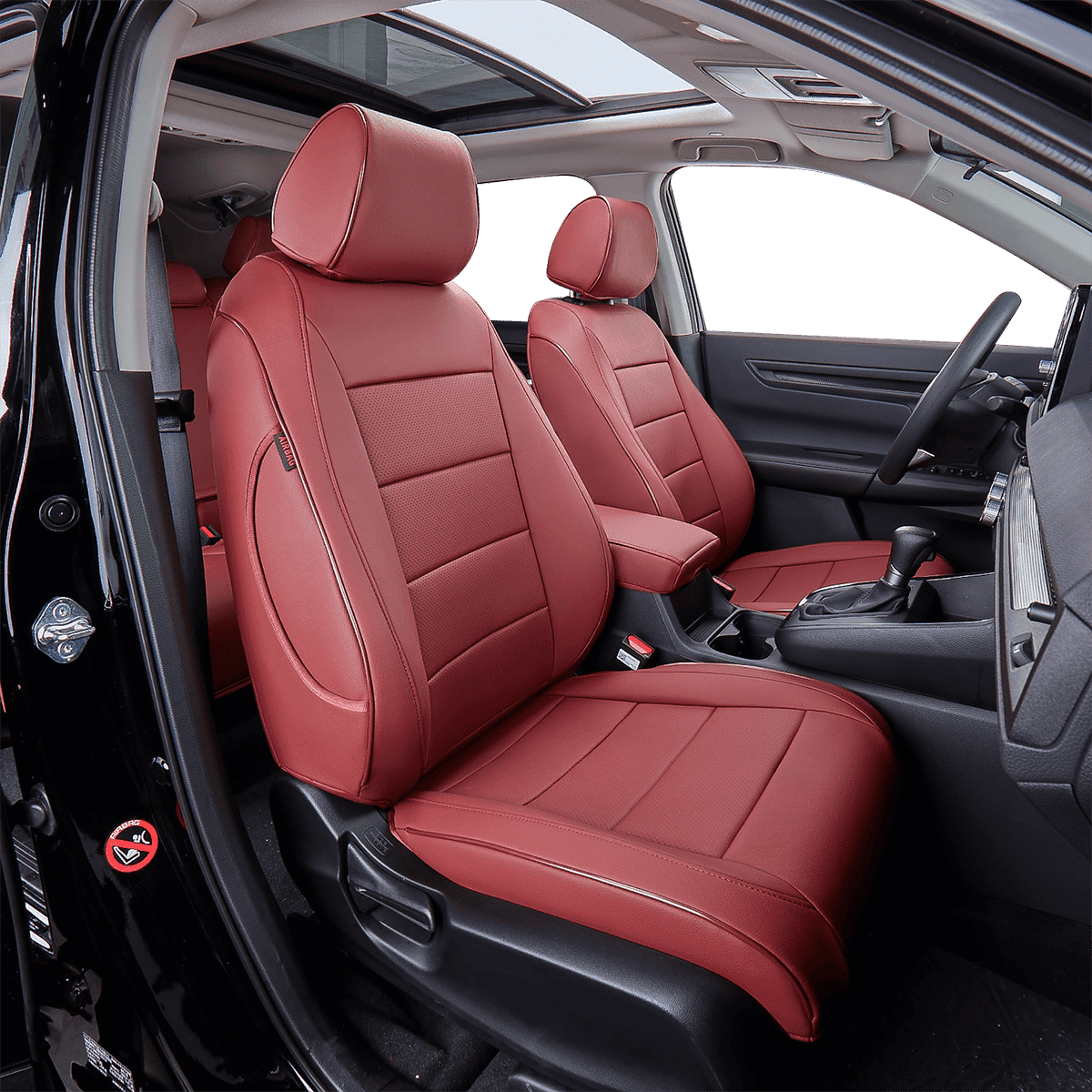 EKR Leather Custom Fit Seat Covers for 2016-2022 Honda Pilot EX-L ...