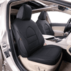 EKR Honda Accord Seat Covers, Leatherette Full Set, Black Gray, 2023 ...