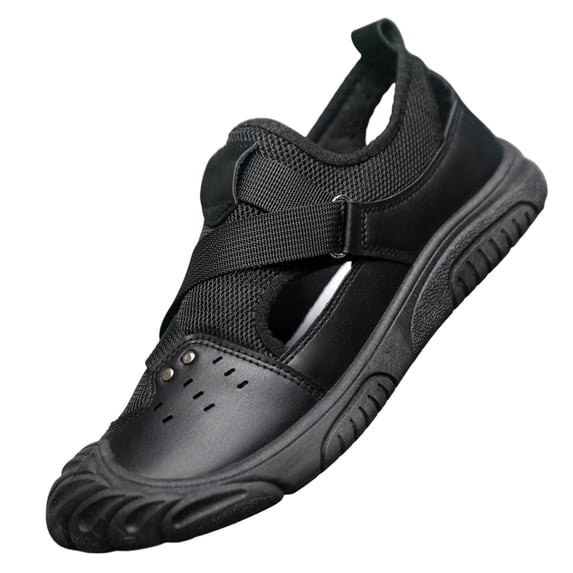 EKVAHL Men's Quick Dry Water Sandals, Adjustable Hook Loop Outdoor ...