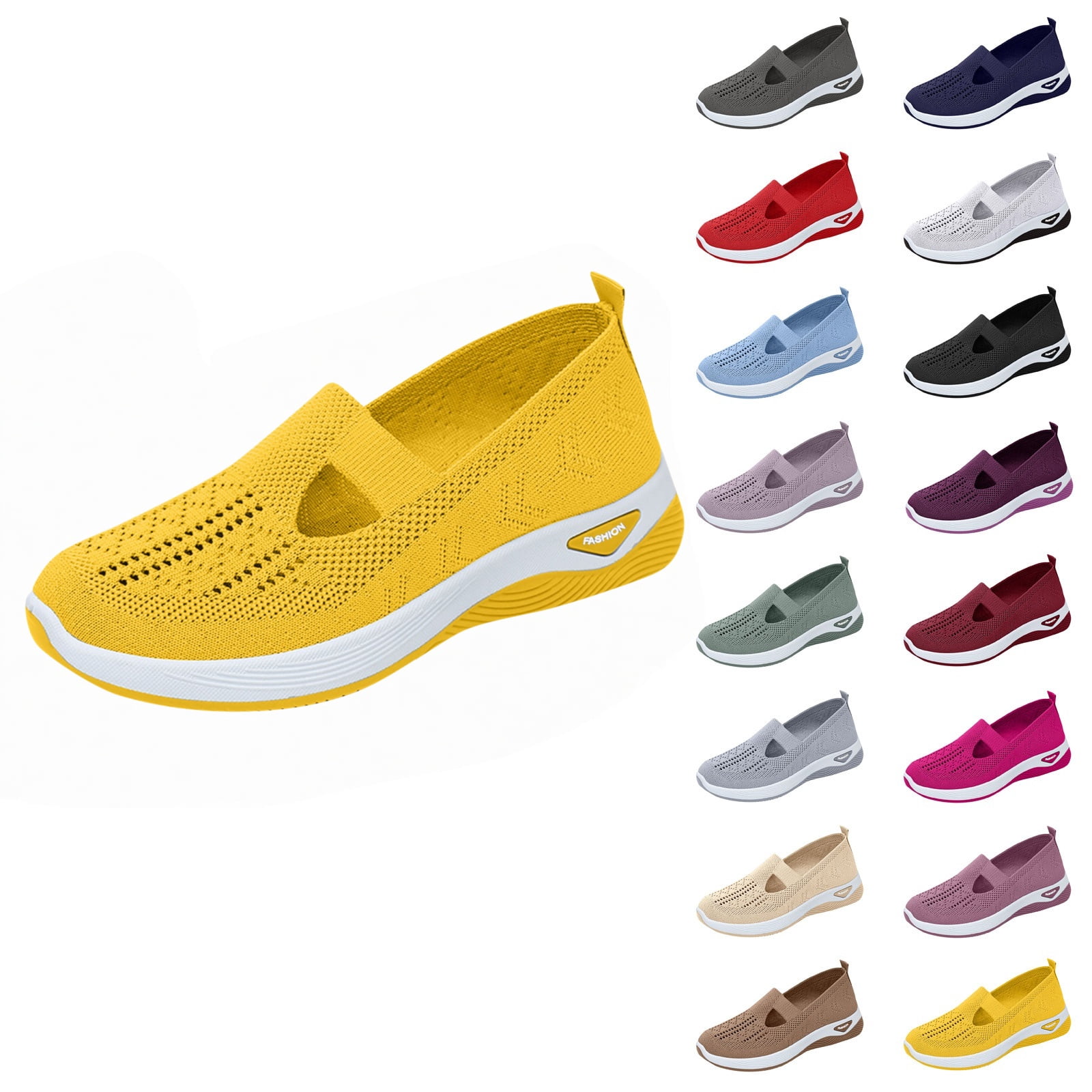EKVAHL Orthopedic Shoes for Women No Slip Slip-On Loafers 2026 New Arch ...