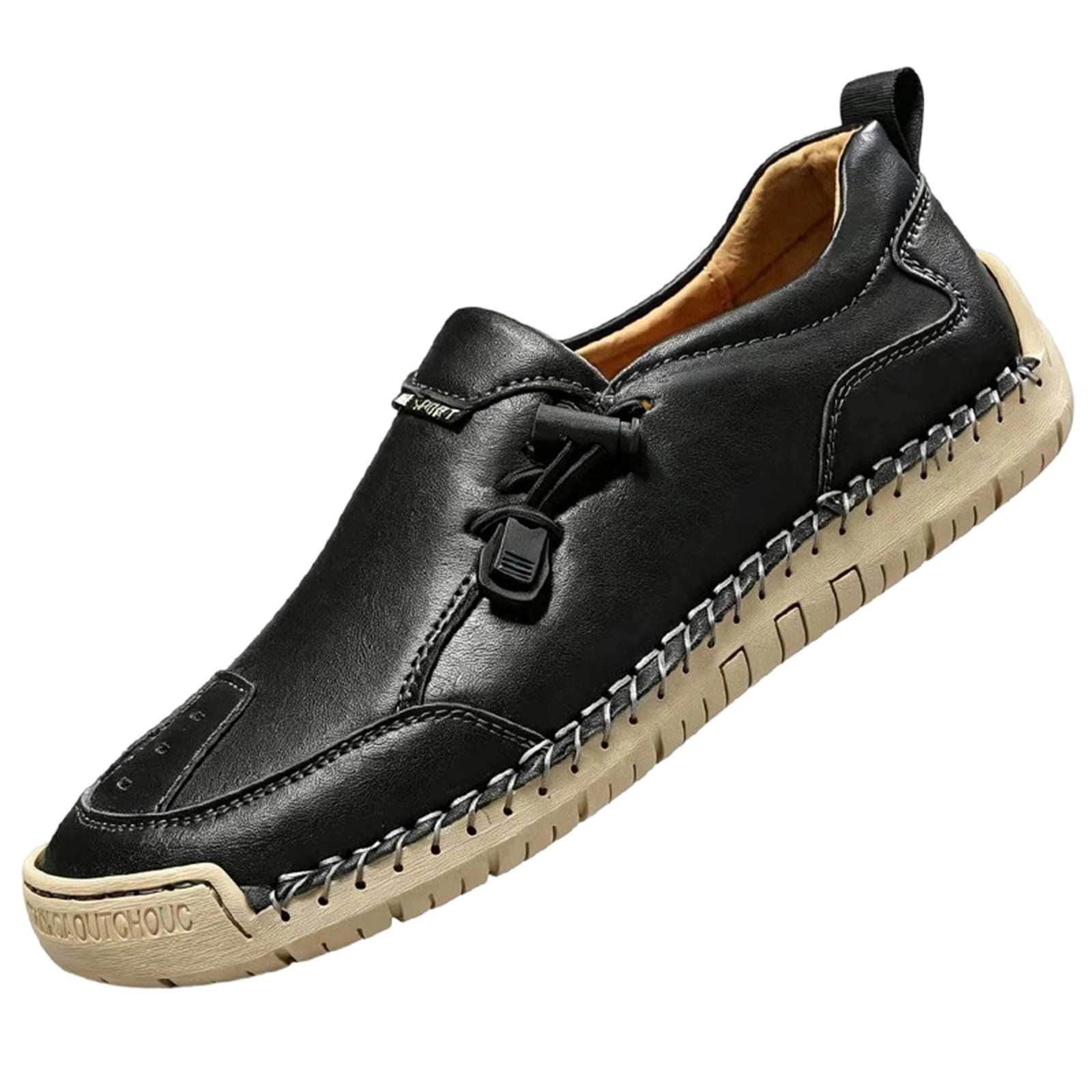 EKVAHL Running Shoes for Men Women, Handmade Stitched Loafers ...