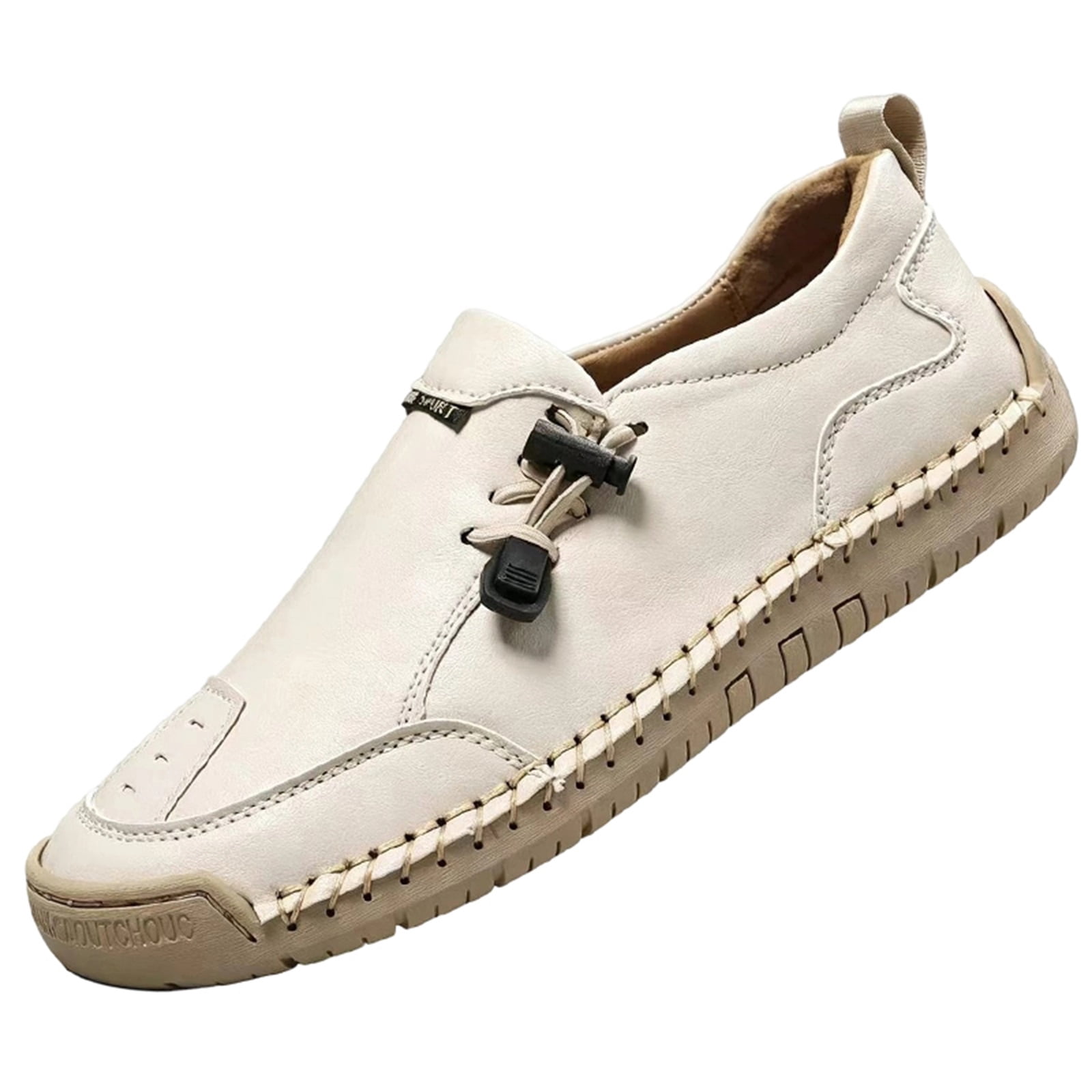 EKVAHL Running Shoes for Men Women, Handmade Stitched Loafers ...