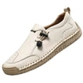 EKVAHL Running Shoes for Men Women, Handmade Stitched Loafers ...