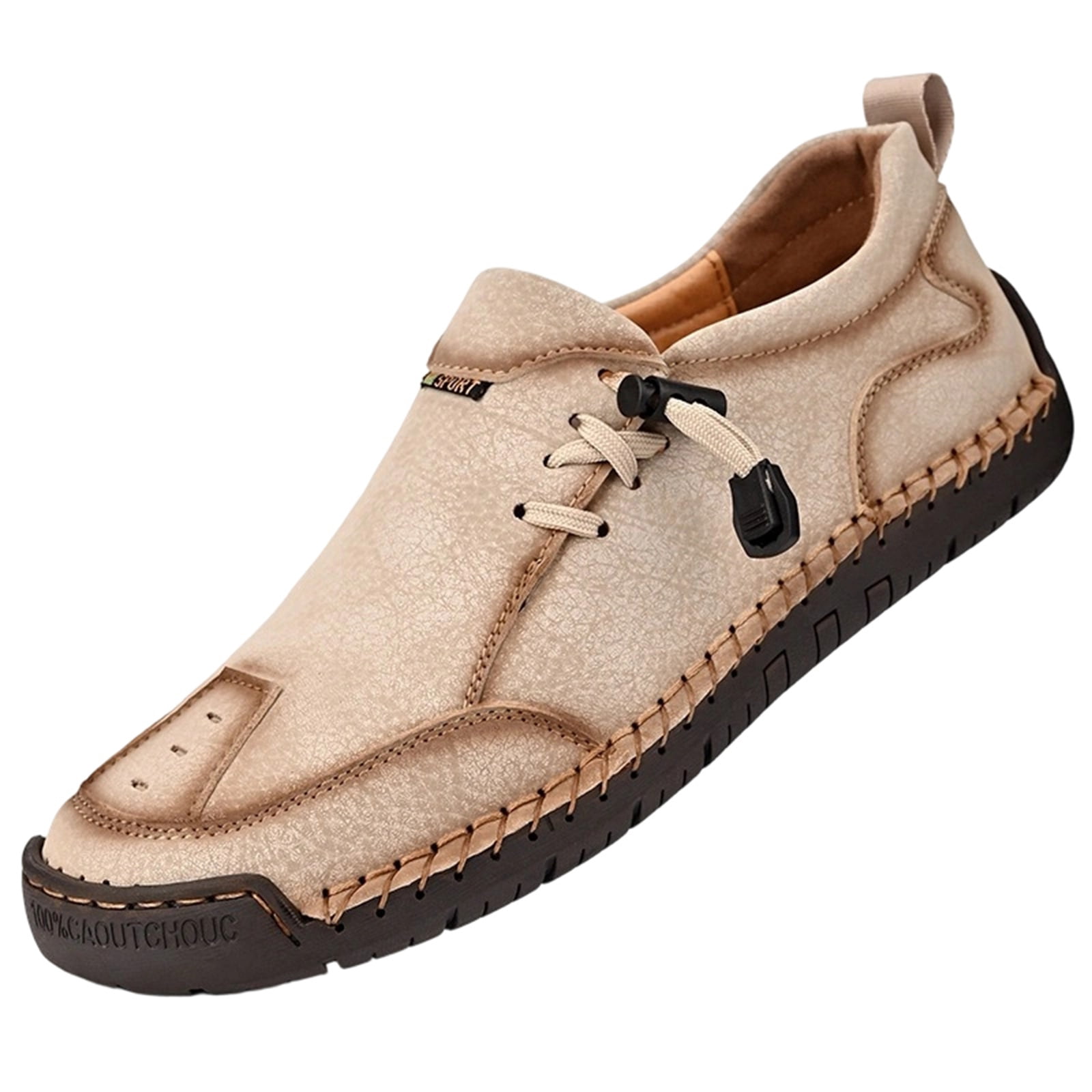 EKVAHL Running Shoes for Men Women, Handmade Stitched Loafers ...