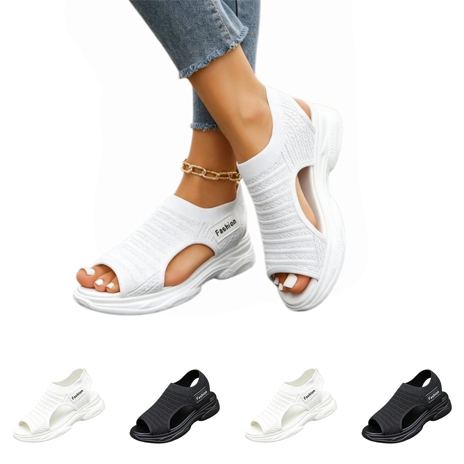EKVAHL Water Shoes for Women 2026, Orthopedic Open-Toe Sport Sandals ...