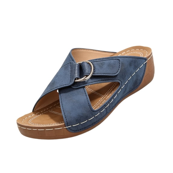 EKVAHL Women Comfortable Wedge Sandals Perfect for Summer Beach ...