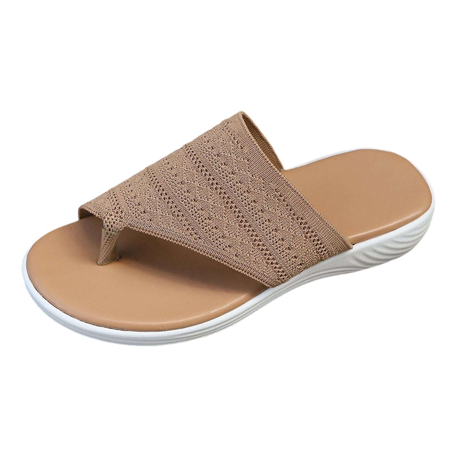 EKVAHL Women's Arch Support Flip Flops, Soft Cushion Thong Sandals ...
