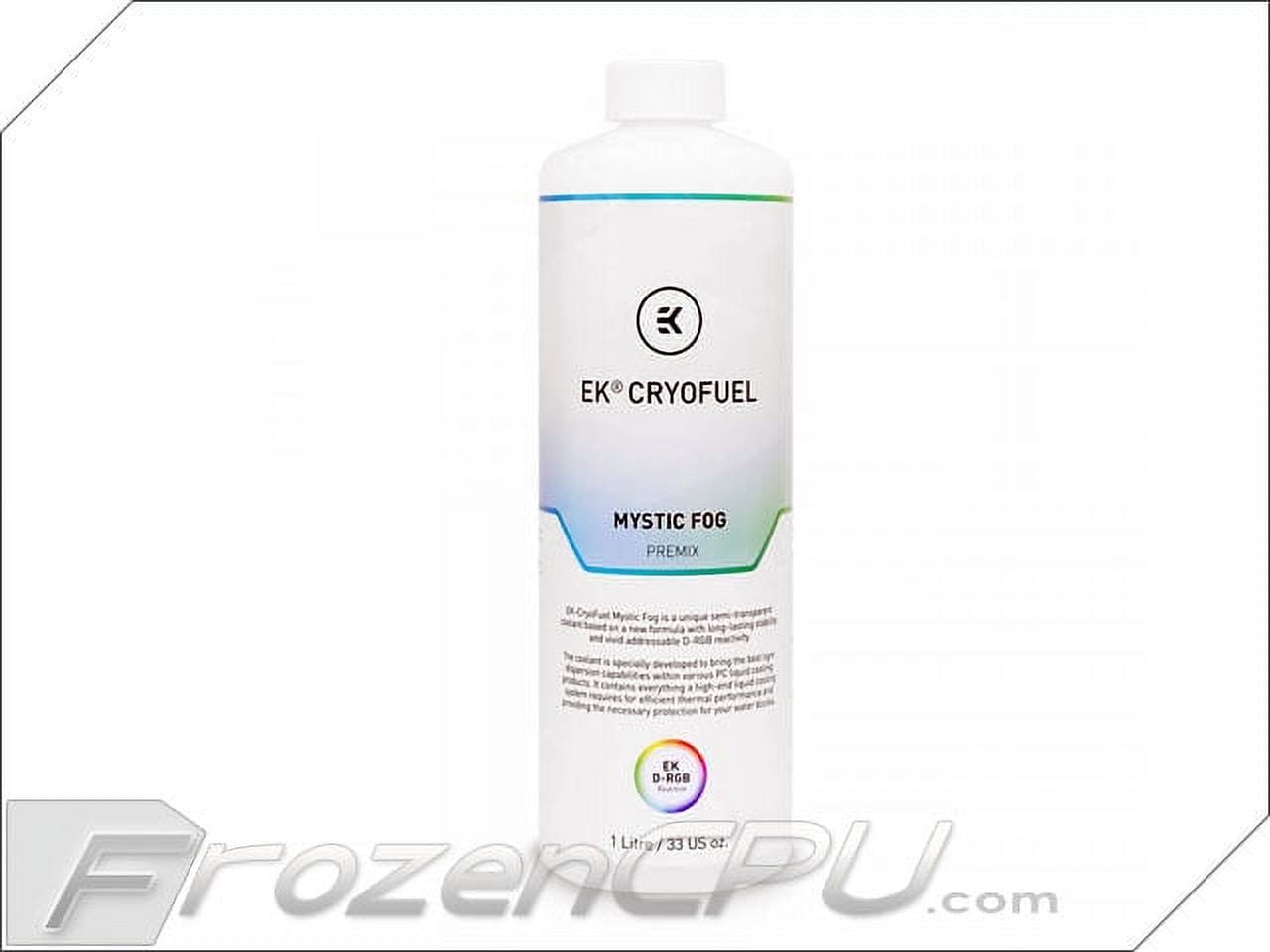 EKWB EK-CryoFuel Mystic Fog Premix, 1000ml, PC Liquid Coolant, Water ...