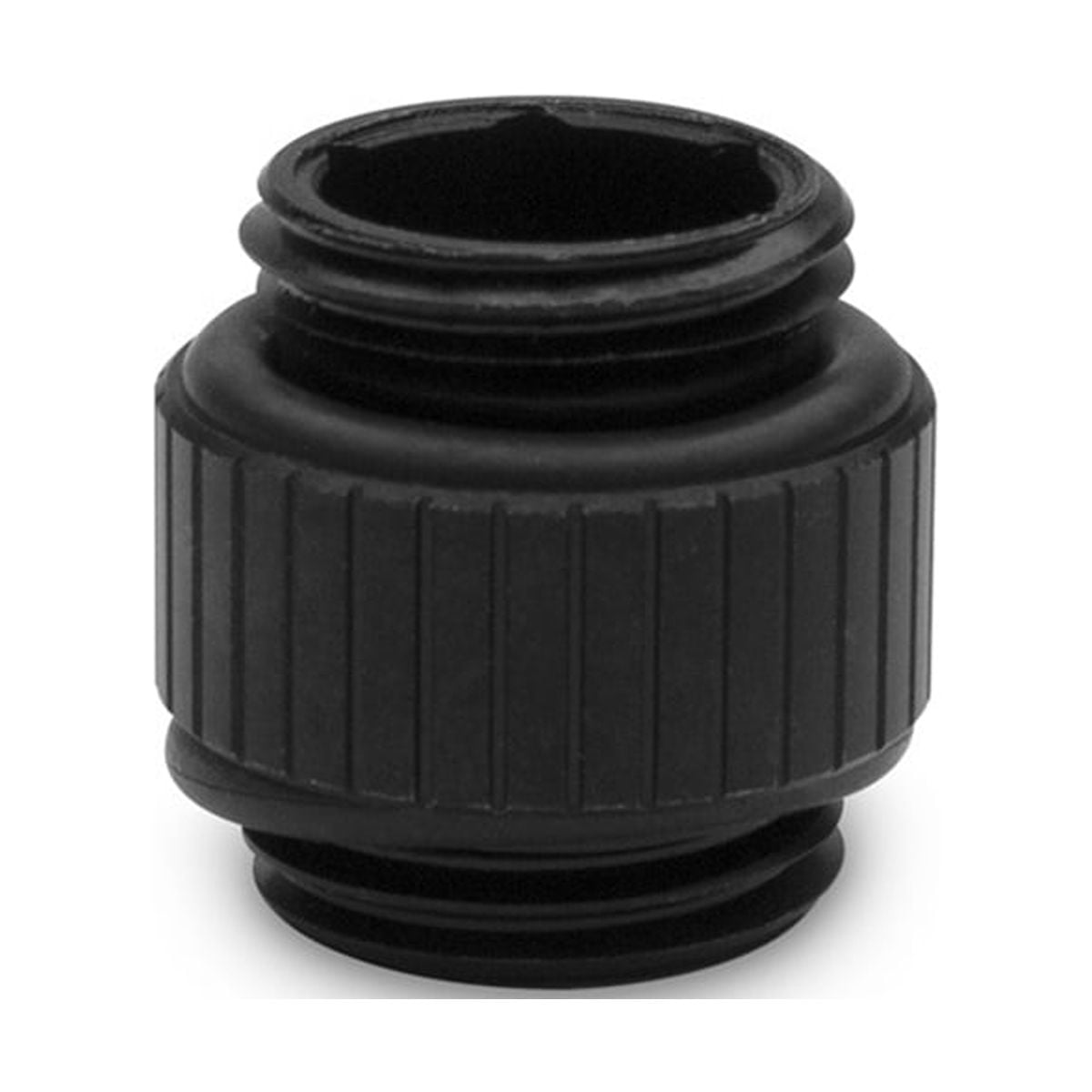 EKWB EK-Quantum Torque Micro Male to Male Extender Fitting, 7mm, Black ...