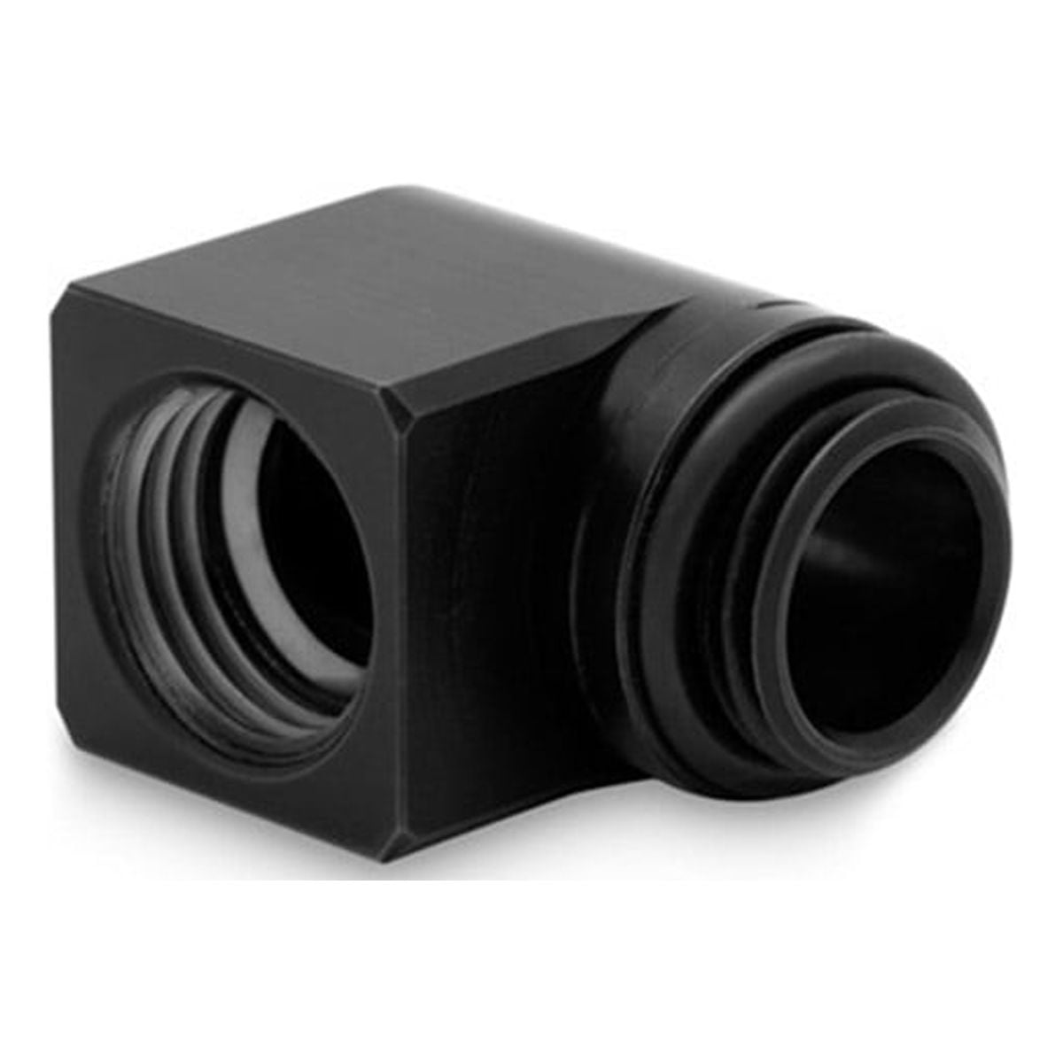 EKWB EK-Quantum Torque Micro Rotary 90 Degree Angled Fitting, Black, 4 ...