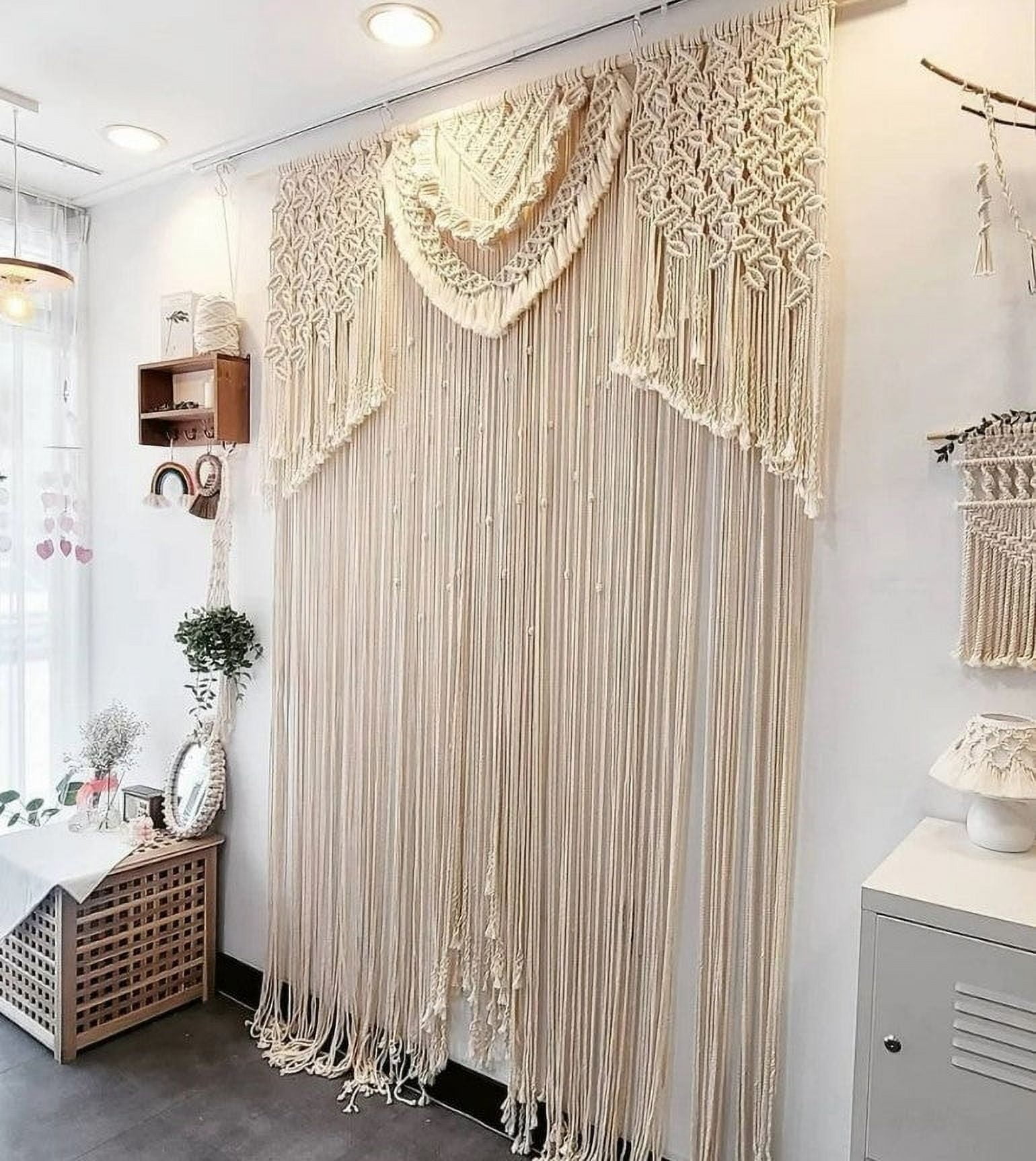 EL CLASICO OVERSEAS Beautiful Leaves Wedding Backdrop Macrame Wedding ...