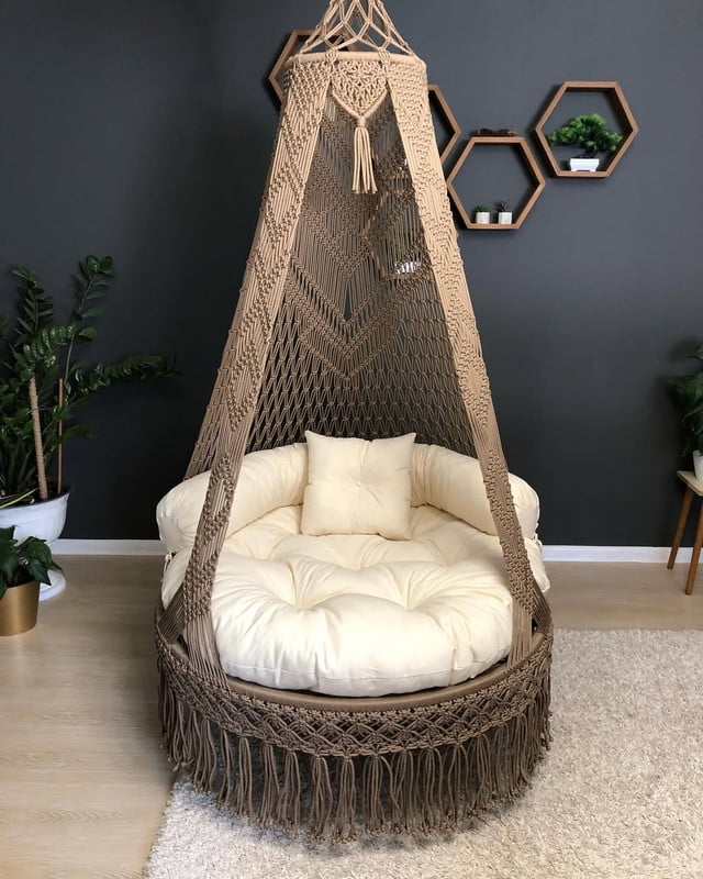 EL CLASICO OVERSEAS Beautiful Macrame Swing Macrame Hanging Chair ...