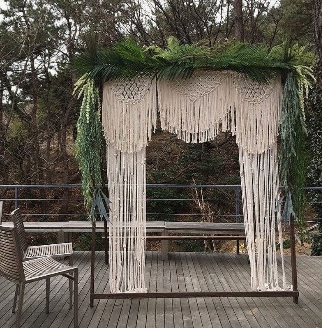 EL CLASICO OVERSEAS Luxurious Macrame Wedding Backdrop, Macrame Wedding ...