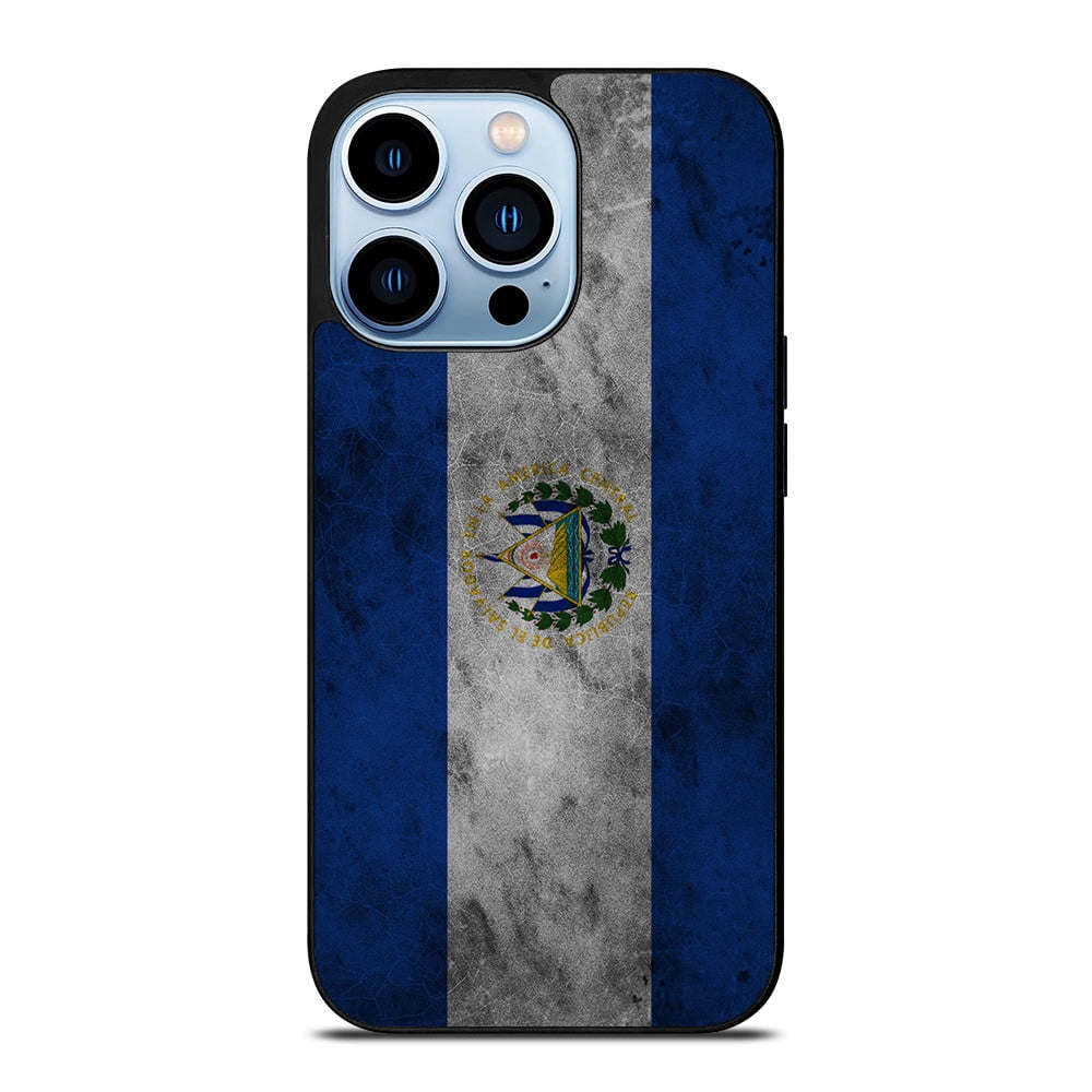 EL SALVADOR FLAG iPhone Case Cover, Phone Case For iPhone 16 15 14 13 ...