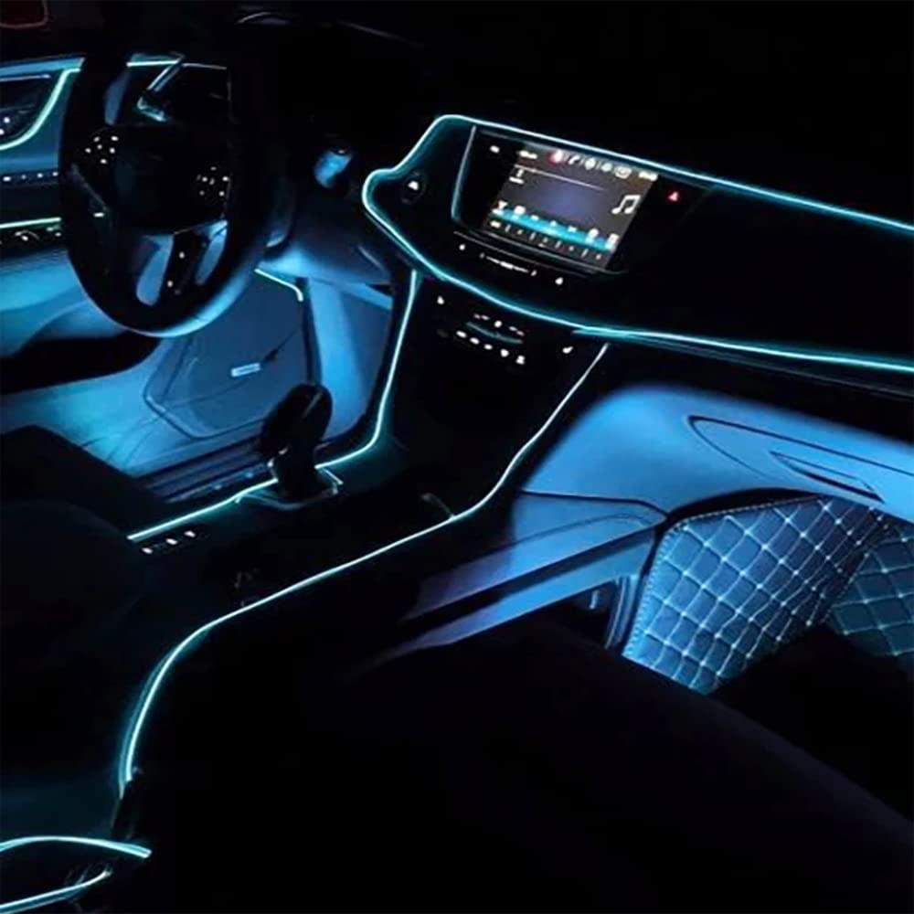 EL Wire Car OIF8 Strip Lights, 9.8ft/3m Auto String Strip Light, USB ...