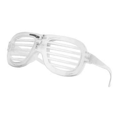 12 Pairs Shutter Glasses Shades Eyeglasses - Neon Color Slotted ...