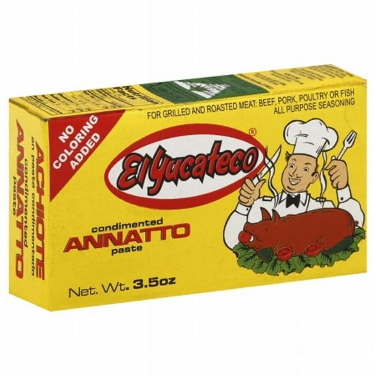 EL YUCATECO PASTE ACHIOTE-3.5 OZ -Pack of 12 - Walmart.com