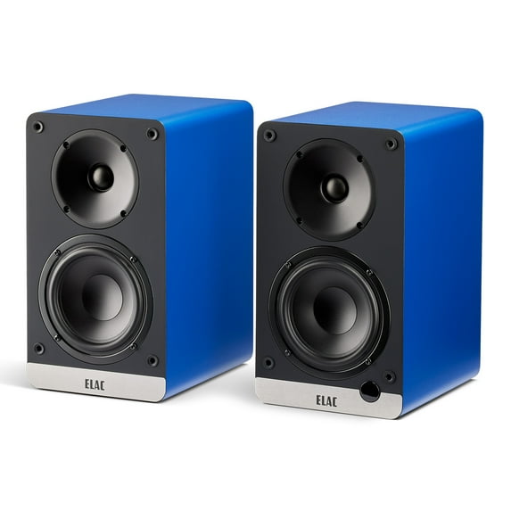 Elac DCB41 4.5 Inch Powered Bookshelf Speaker - Pair (Blue) - Walmart.com
