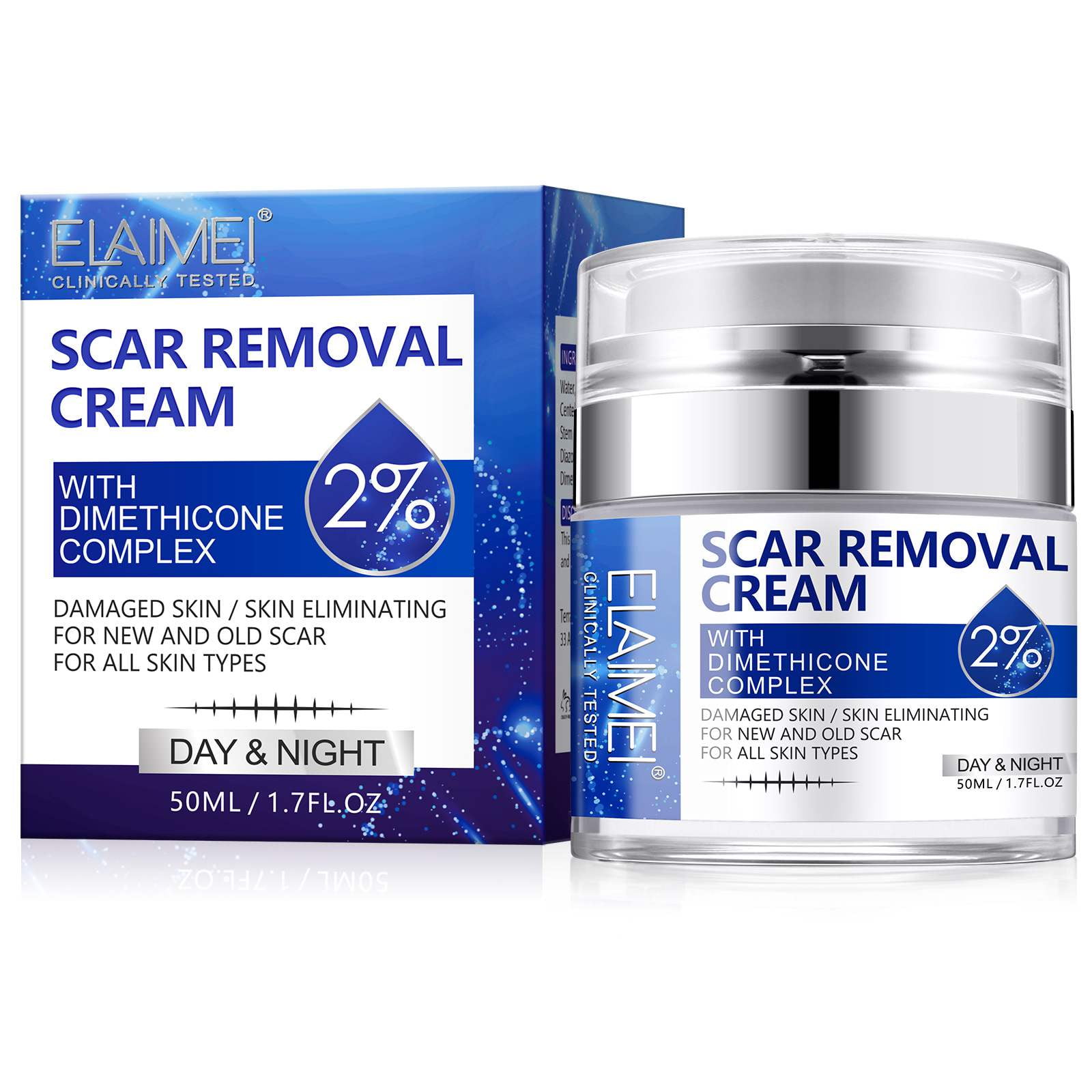 ELAIMEI Advanced Scar Removal Cream for Old Scars, Scar Cream Gel for Surgical, C-Section ...