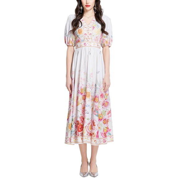 ELAINE womens Midi Dress, 8 - Walmart.com