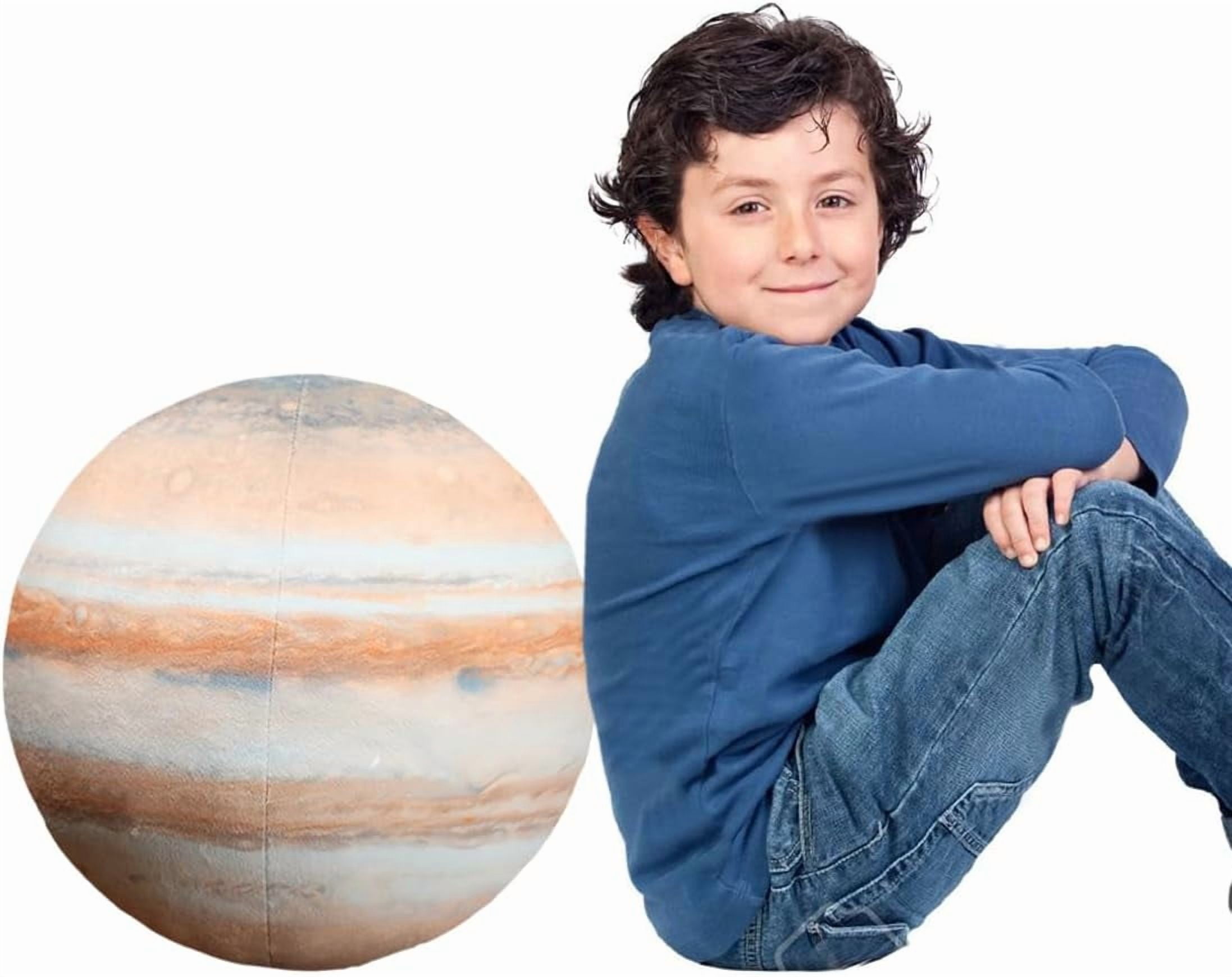 ELAINREN Soft Jupiter Plush Toy - Realistic Stuffed Space Planet Toy ...