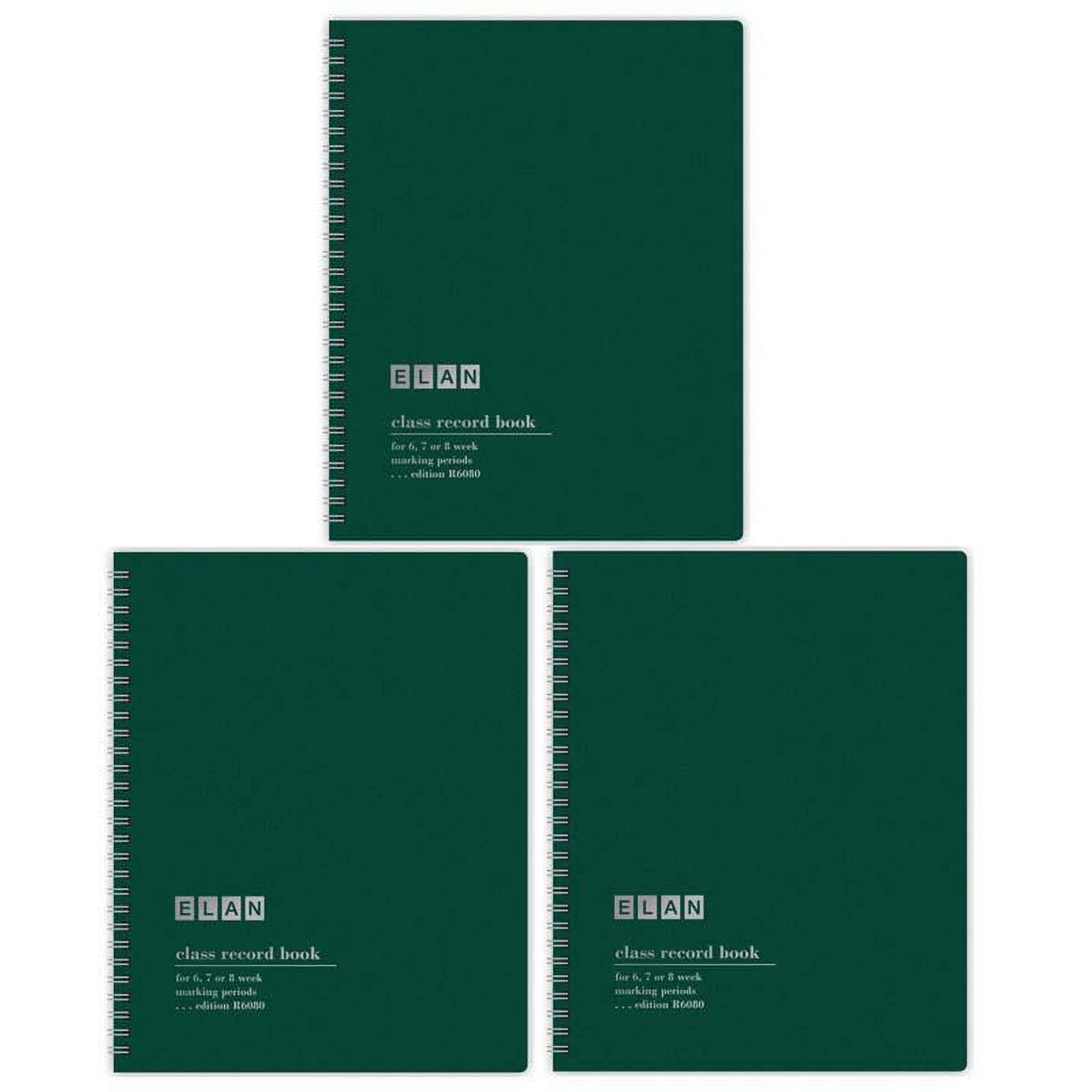 ELAN Publishing Class Record Book, Grades for 6-8 Weeks, 36 Student ...