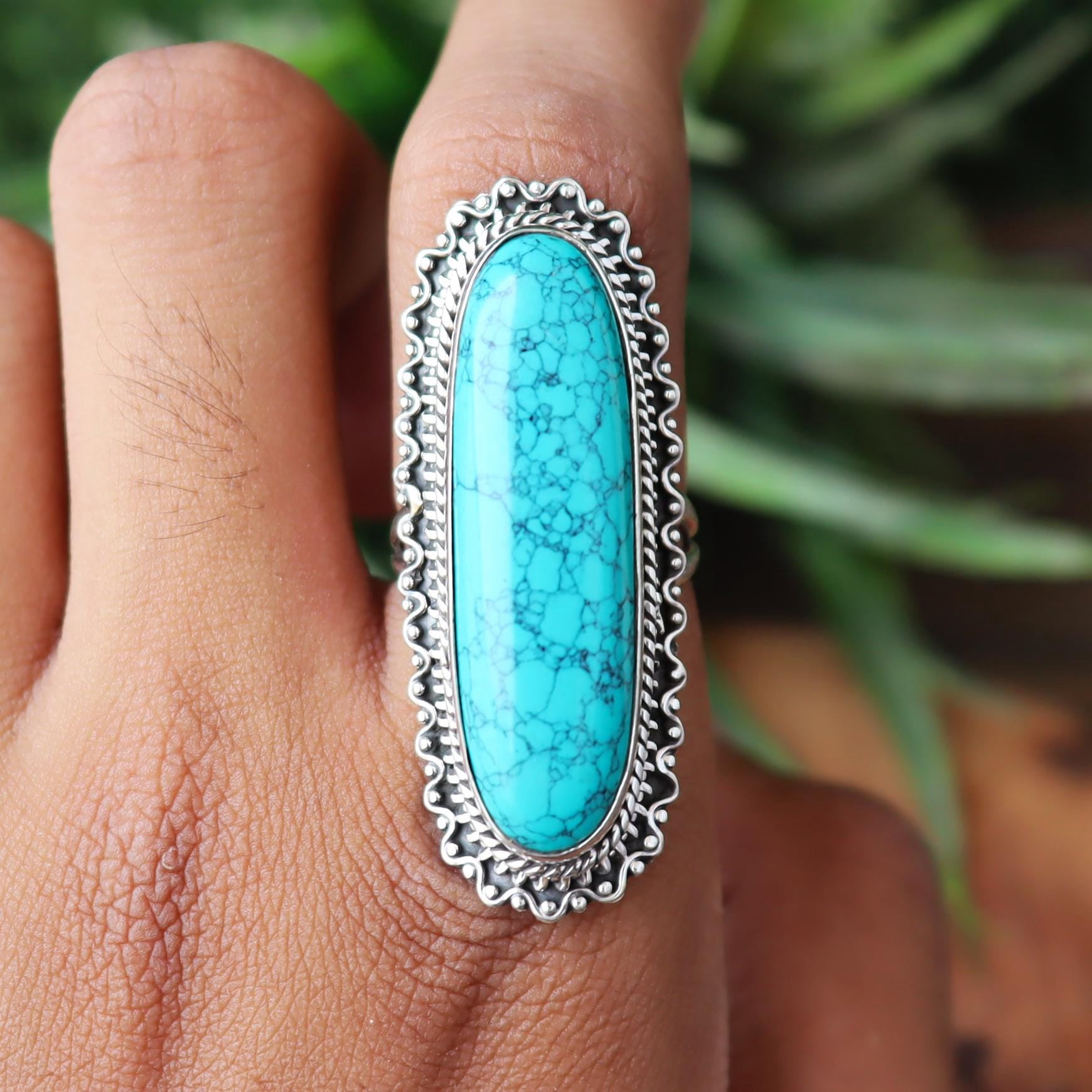 ELANZAA JEWELS- Artisanal 925 Sterling Silver Handmade Fine Ring Smooth ...
