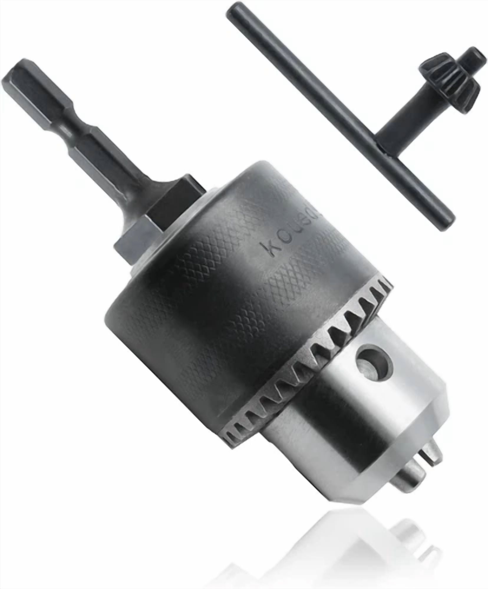 ELARA- 1.5-10Mm Capacity Key Drill Chuck 3/8", 3/8-24Unf Mount Impact ...