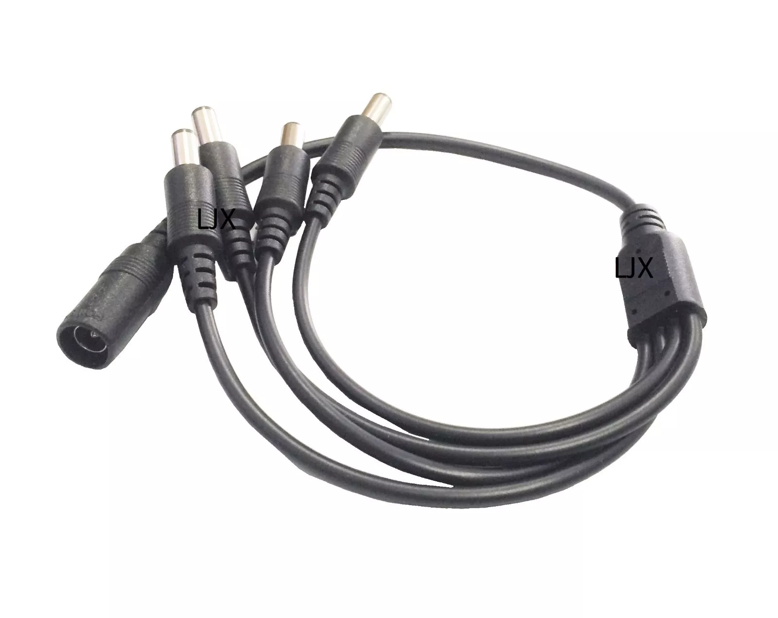 ELARA- 1 To 4 Splitter Cable Dc Jack Plug Power Pigtails Adapter Cctv ...