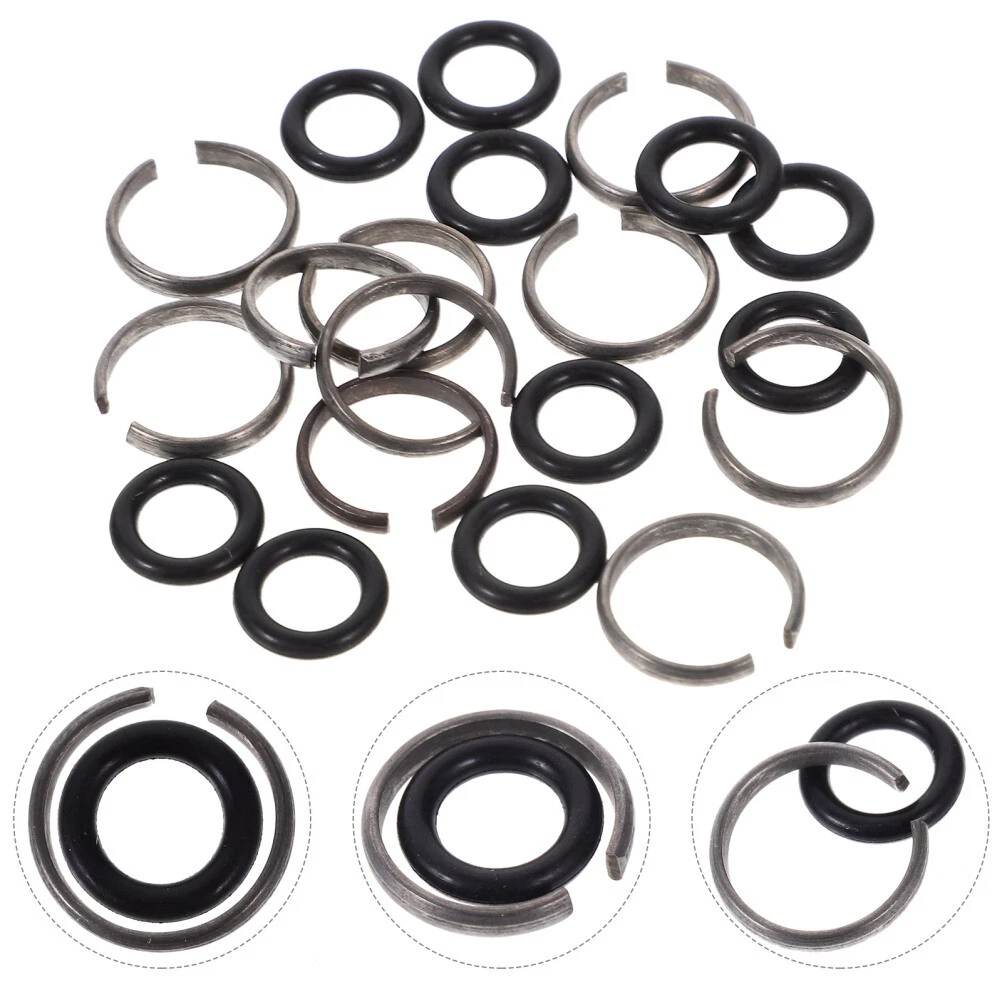 ELARA- 10 Sets Iron Rubber Socket Retainer With -Ring Impact Tool Part ...