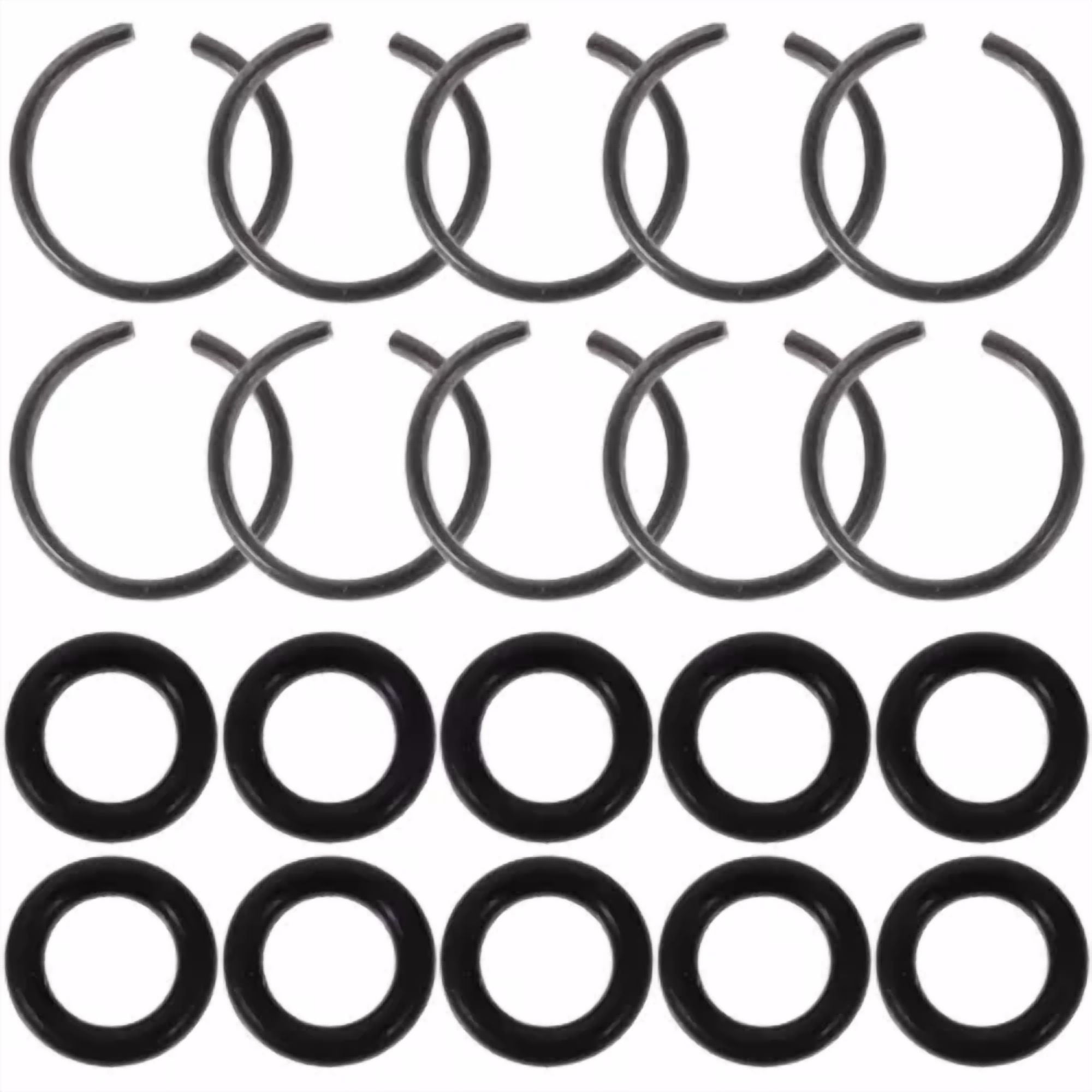 ELARA- 10 Sets Wrench Ring Replacement Ring Clip Impact Friction Ring ...