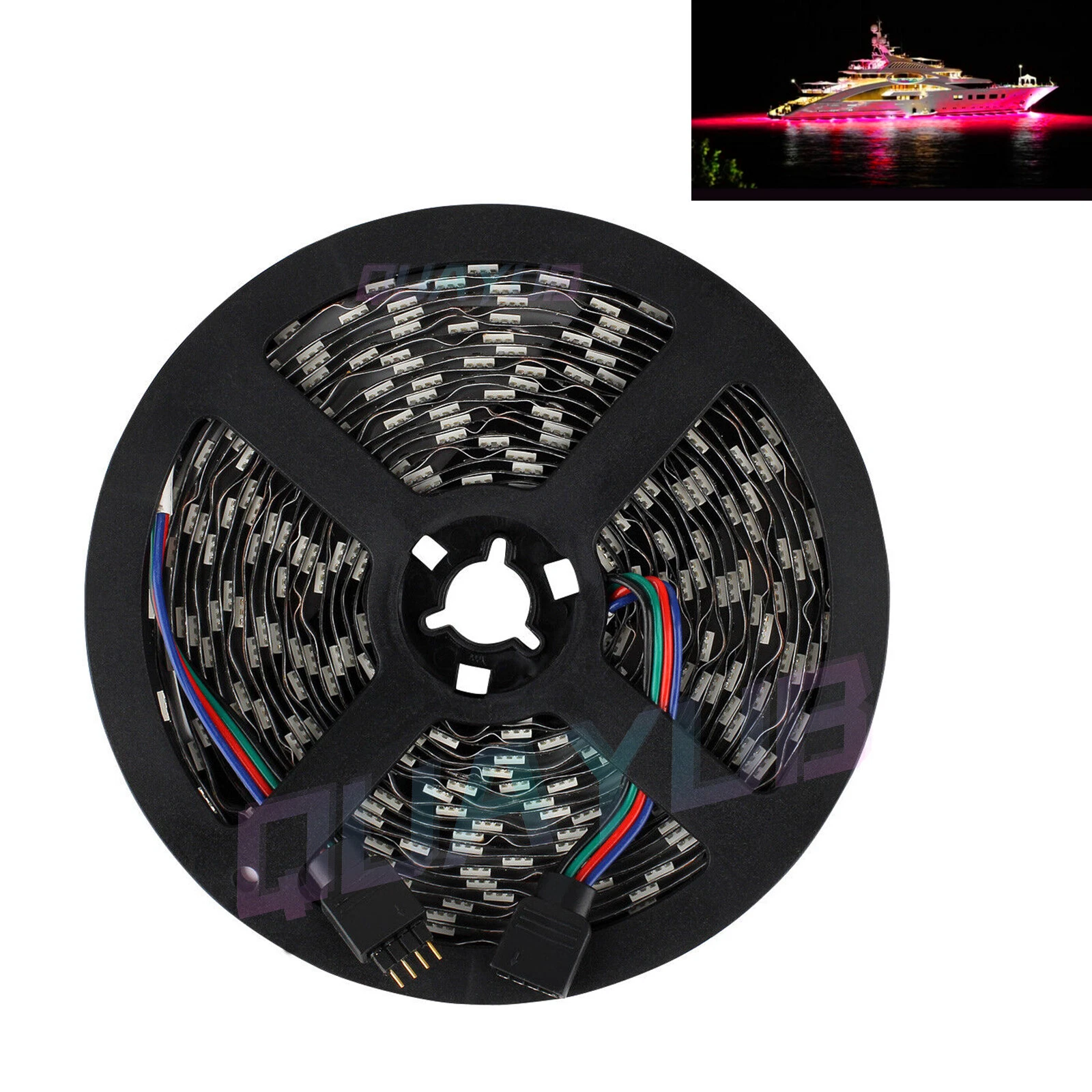 ELARA- 16.4Ft Rgb Flexible 300Led Strip Light Remote Fairy Lights Room ...