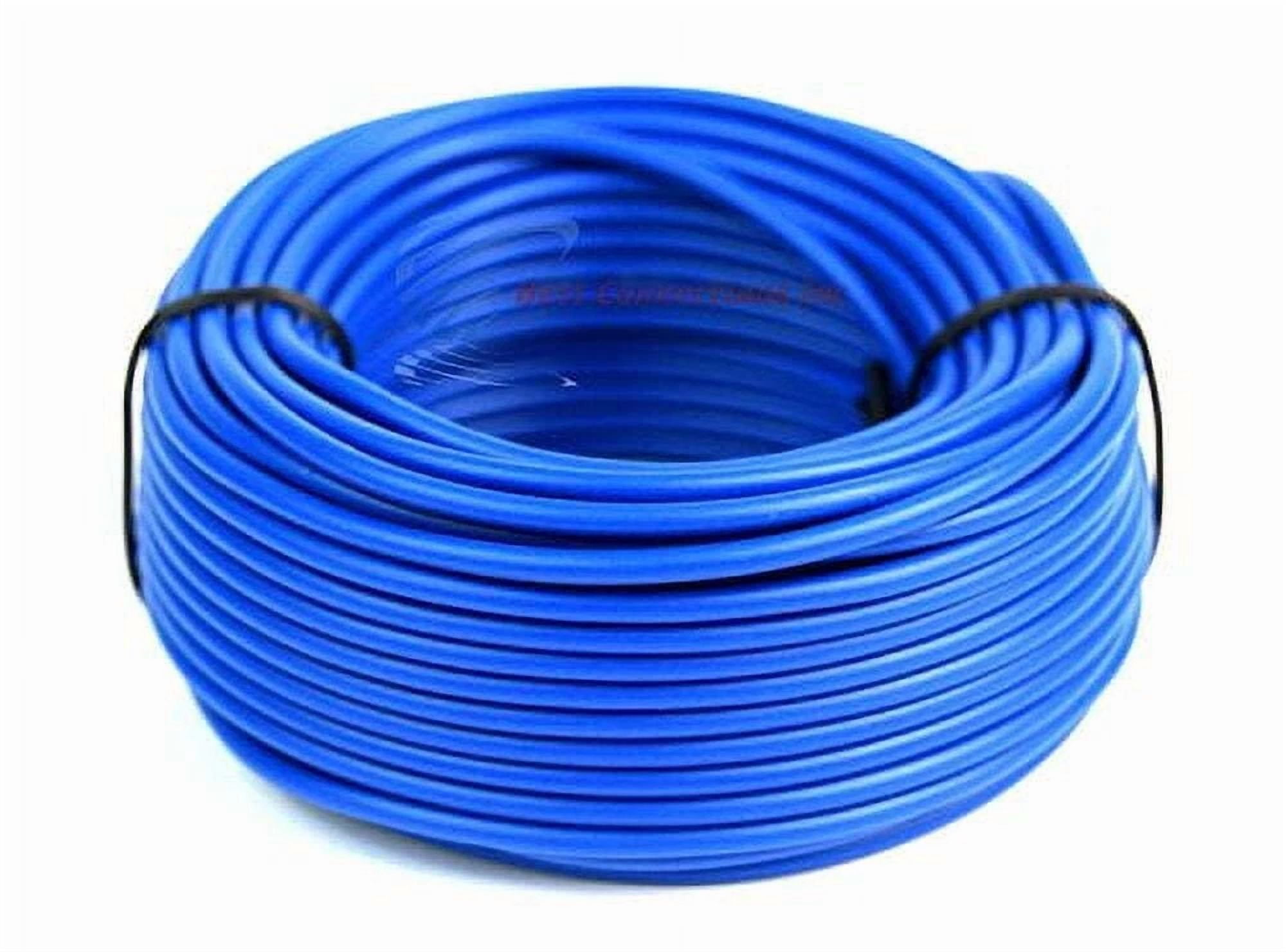 ELARA- 16 Ga Gauge 50' Blue Audiopipe Car Audio Home Remote Primary ...