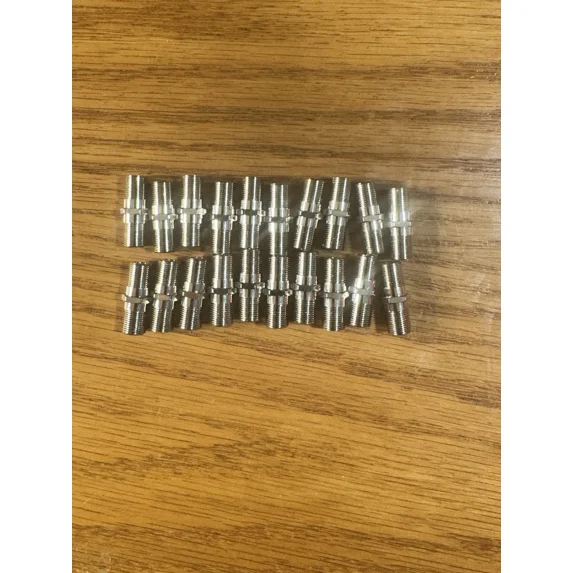 ELARA- 20 Piece Coax Cable F81 Barrel Connector Splice Rg6 3Ghz Coupler ...