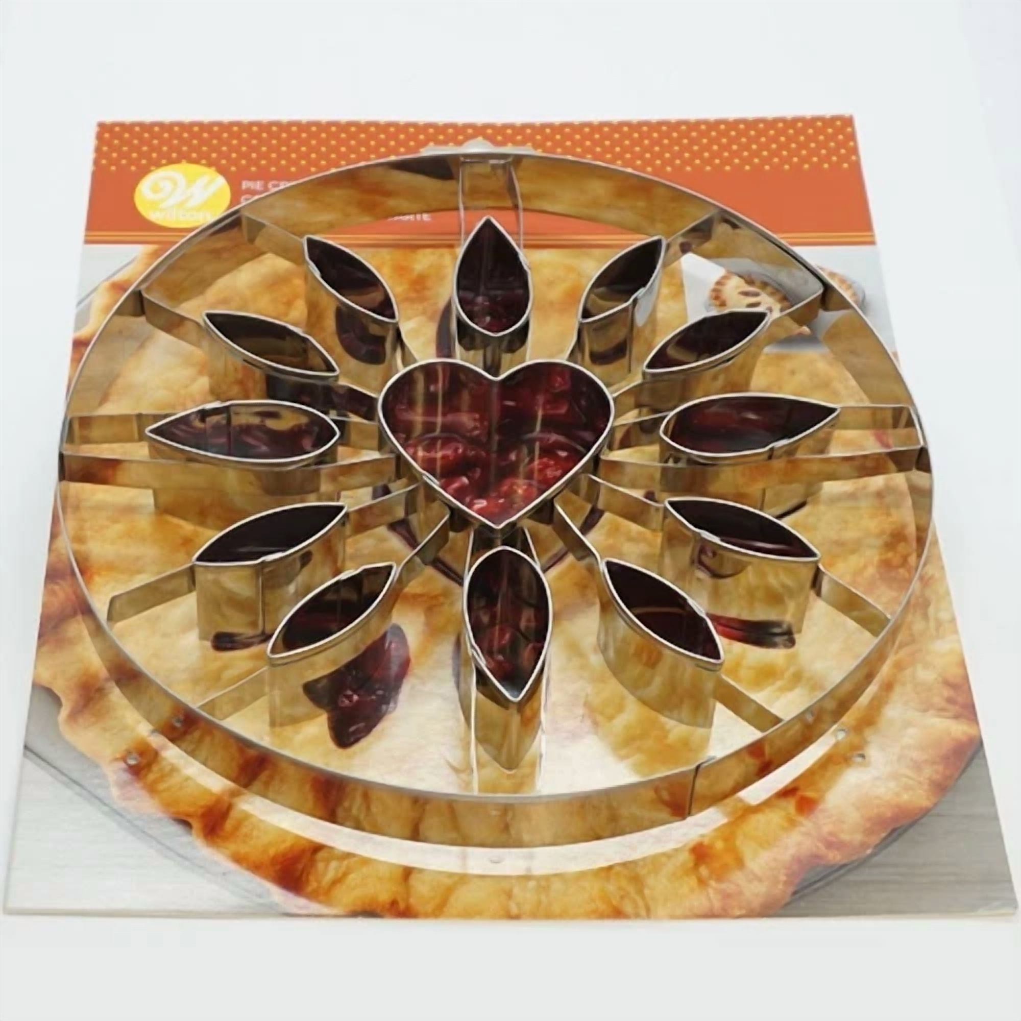 ELARA- 2308-0-0360 - Autumn Heart Pie Crust Cutter By Wilton - Walmart.com