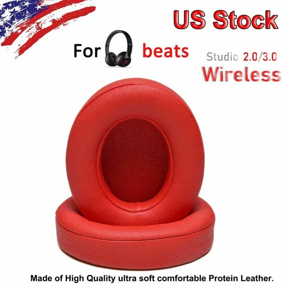 ELARA- 2X Earpads For Beats Studio 2 3 Wireless Headphones Leatherette ...