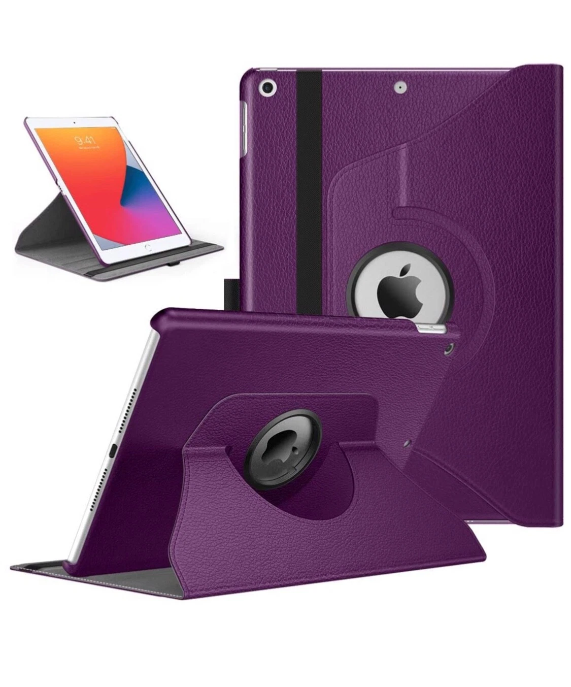 ELARA- 360 Rotating Smart Protective Stand Cover W/ Auto Sleep/Wake For ...