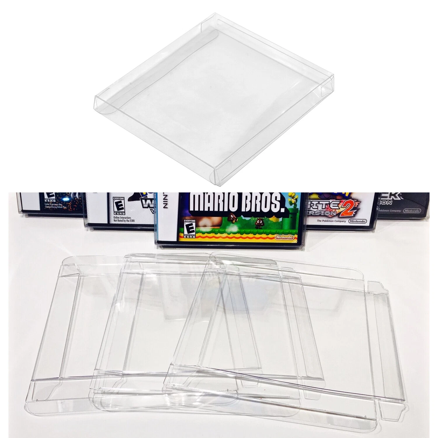 ELARA- 5Pc Box Protectors For Nintendo Ds Video Games (Ntsc Only, Not ...