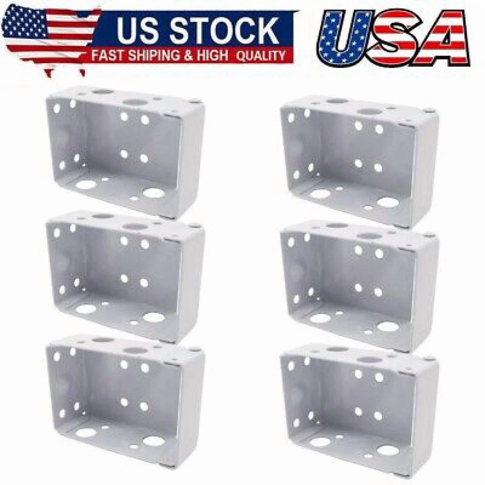 ELARA- 6Pcs Blind Brackets Low Profile Box Mounting Bracket For Window ...