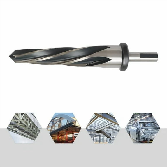 ELARA- 9/16" Bridge Reamer 1/2" Shank Hss Chuck Drill Bit 3-Flat Shank ...