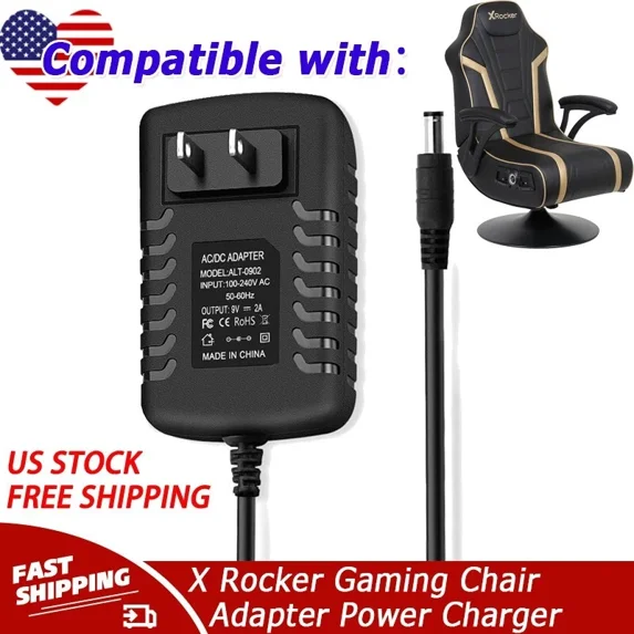 ELARA- Ac/Dc Adapter For X Rocker Game Gaming Chair 51231 Power Supply ...