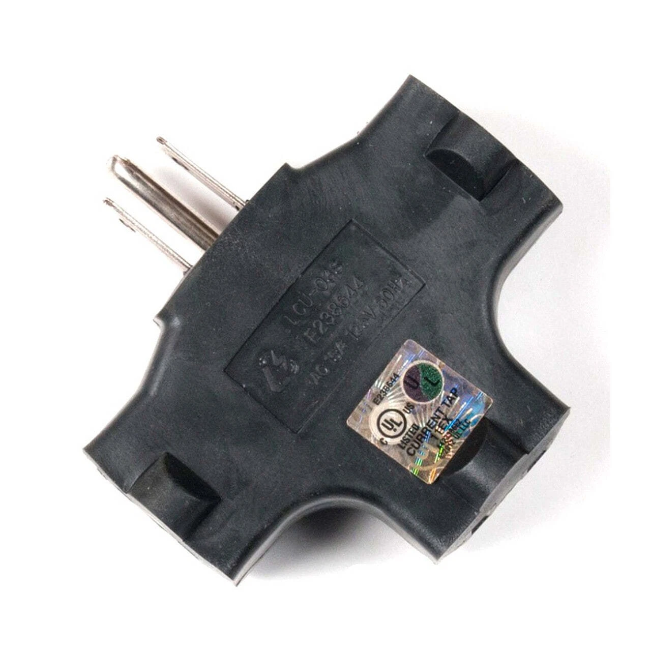 ELARA- Accu Cable Ec3Fer Black Edison 3Fer Tri Tap Adapter - Walmart.com