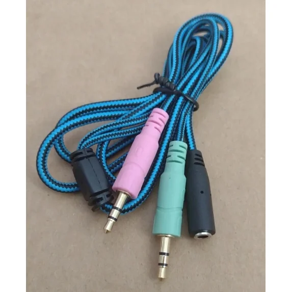 ELARA- Adapter Splitter Microphone / Headphone Connector For Headsets ...