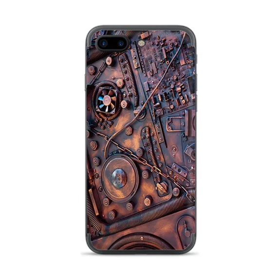 ELARA- Apple Iphone 7 / 8 Plus Skins Decal Wrap Steampunk Metal Panel ...